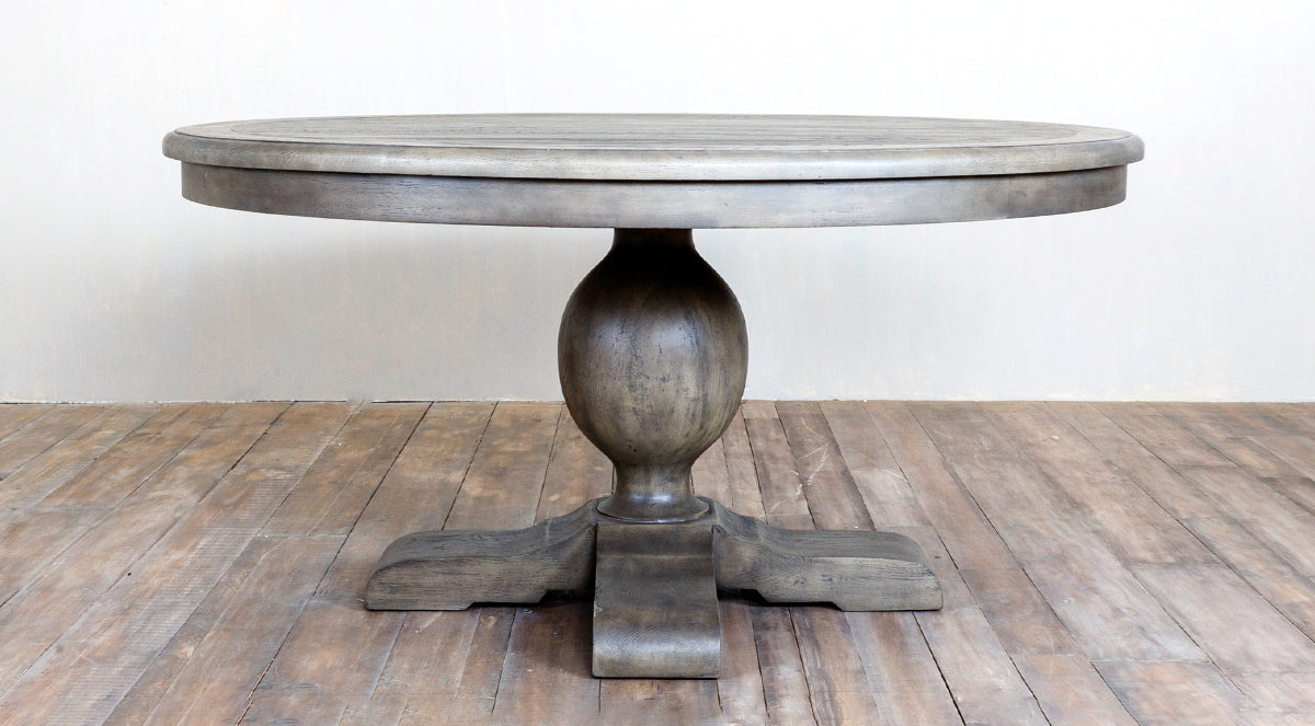 French Urn Pedestal Round Dining Table 60" – Marie Albert Home