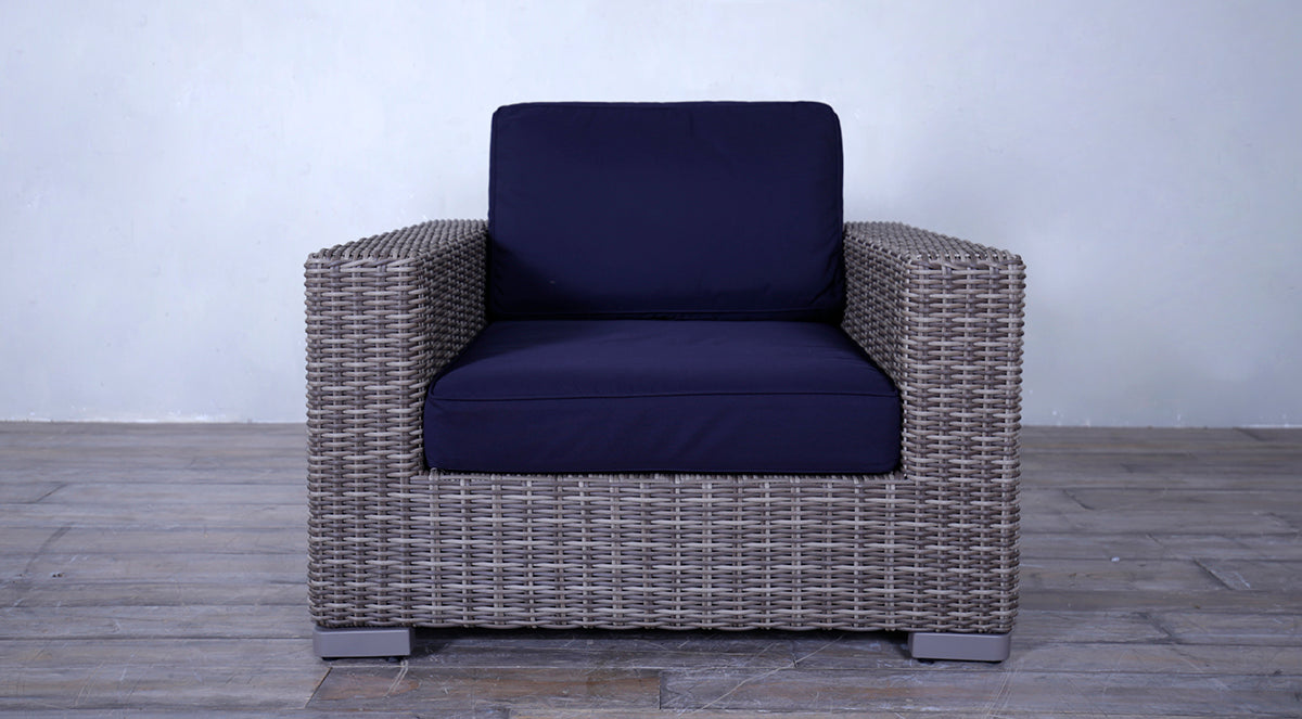 Rutherford Lounge Arm Chair - New Koboo Half Round – Marie Albert Home