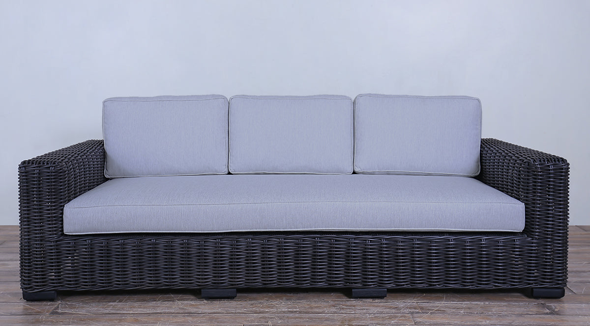 Rutherford Sofa - Black Round Core – Marie Albert Home