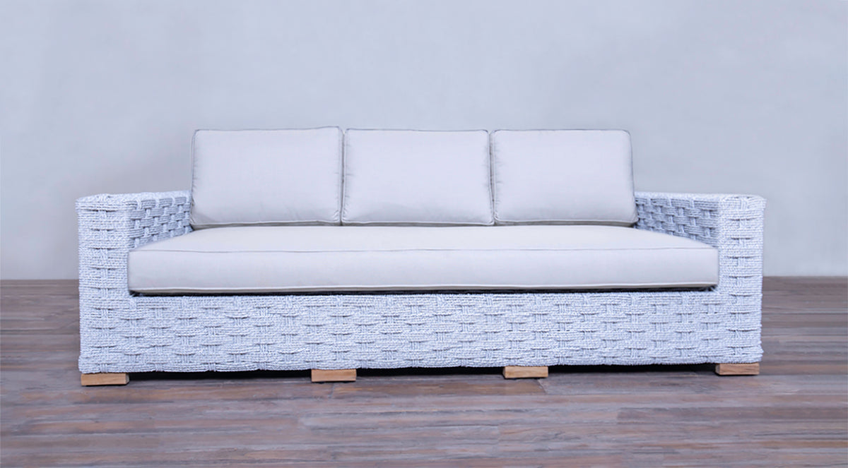 Rutherford Sofa - Rope Twist Off White – Marie Albert Home