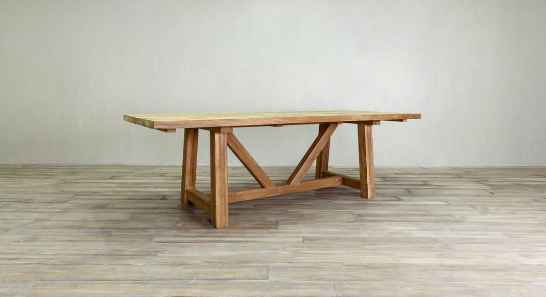 Rafter Rectangular Dining Table - Outdoor – Marie Albert Home